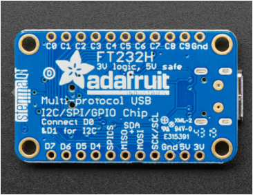 Adafruit FT232H Breakout - General Purpose USB to GPIO, SPI, I2C - USB ...