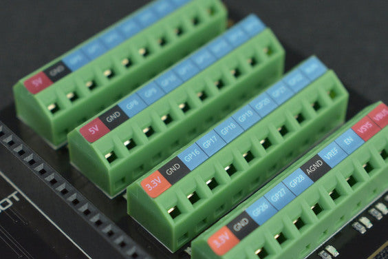 DFROBOT Terminal Block Board for Raspberry Pi Pico – EcoRobotics