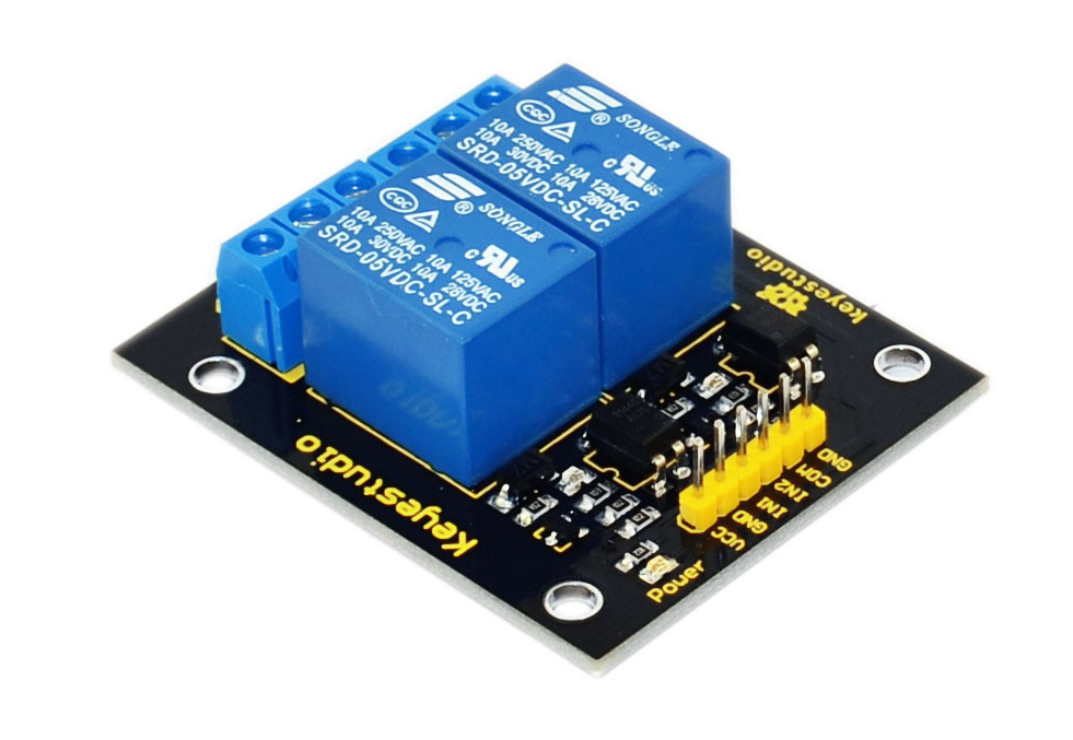 KEYESTUDIO 2-channel 5V Relay Module for Arduino ARM PIC AVR DSP Elect