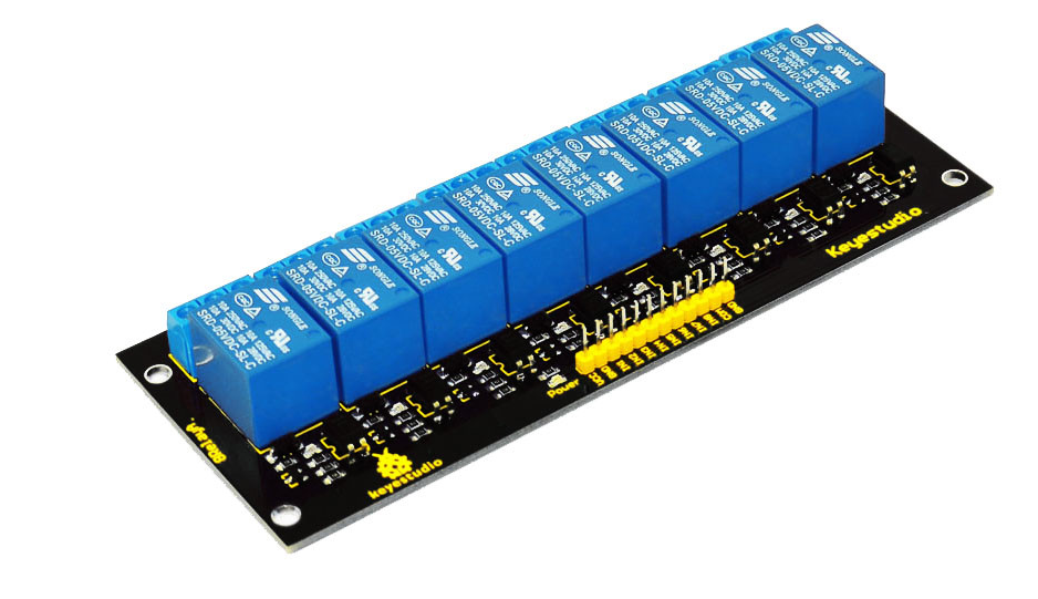 KEYESTUDIO 8 Channel 5V Relay Module for Arduino – EcoRobotics