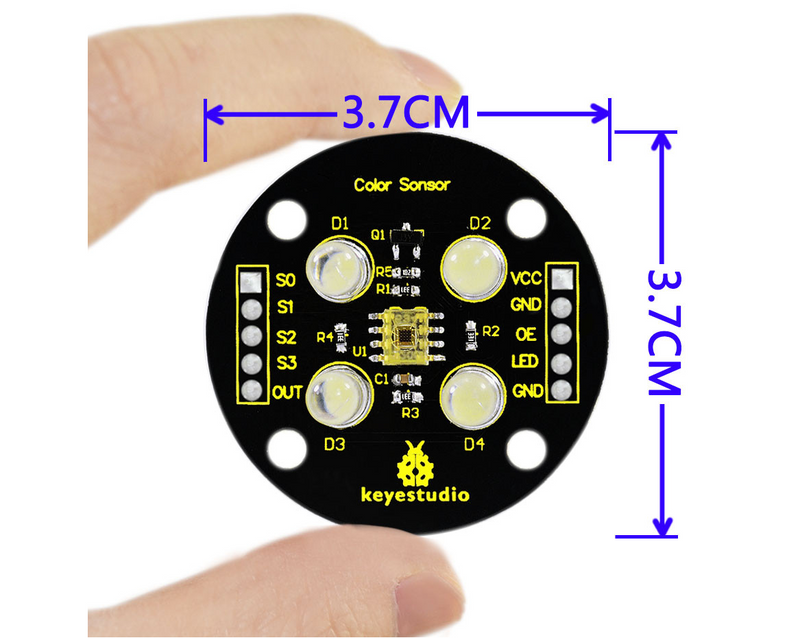 KEYESTUDIO Color Recognition Sensor Detector Module for Arduino – EcoRobotics