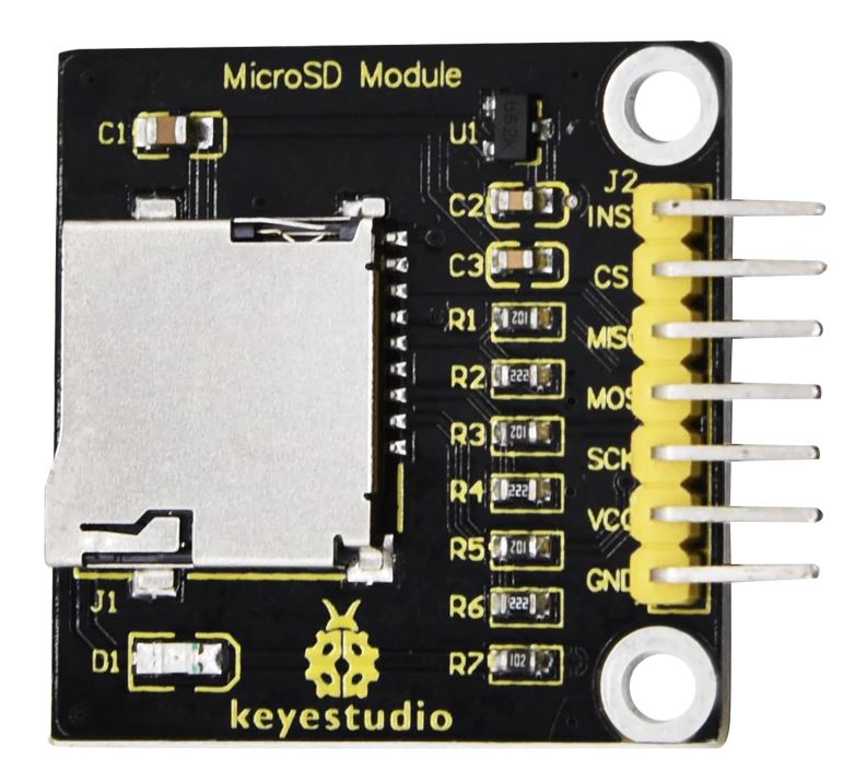 KEYESTUDIO Micro SD TF Card Memory Shield Module – EcoRobotics