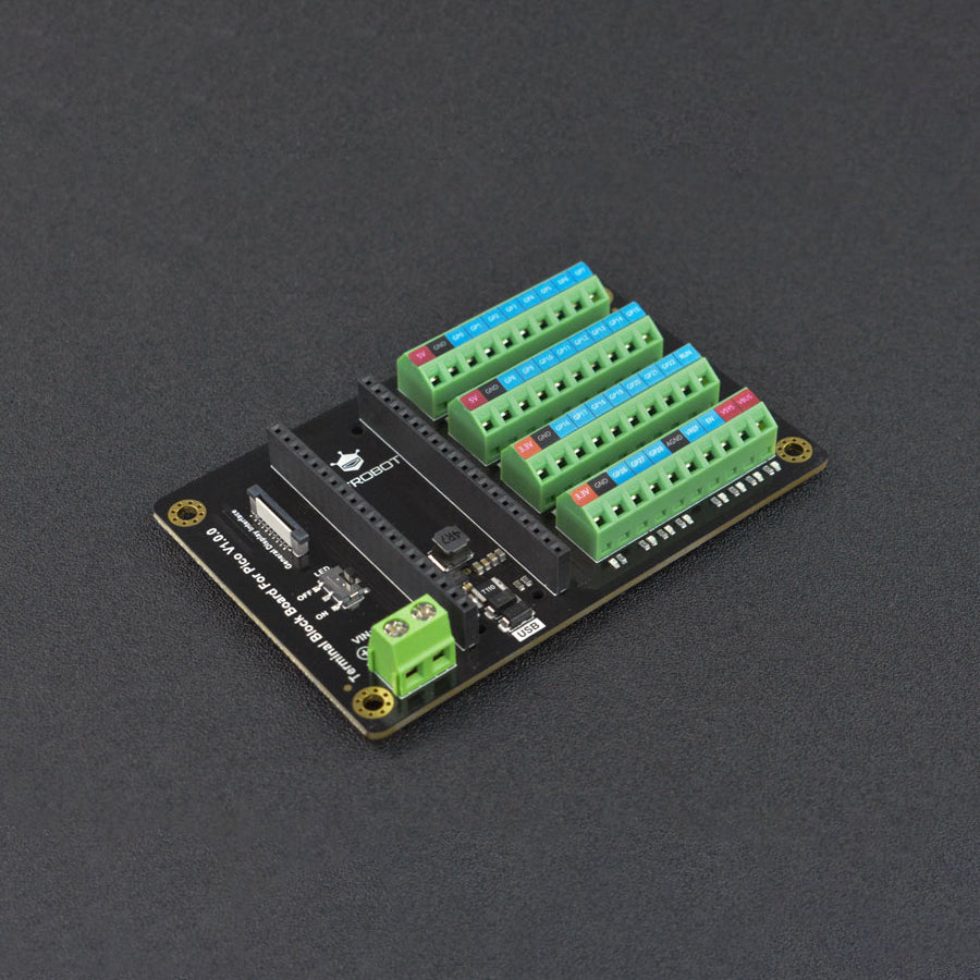 Dfrobot Terminal Block Board For Raspberry Pi Pico