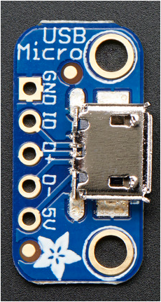 ADAFRUIT USB Micro-B Breakout Board – EcoRobotics