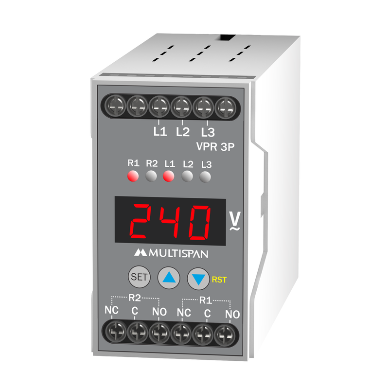 MULTISPAN VPR-3P - Three Phase Voltage Protection Relay – EcoRobotics