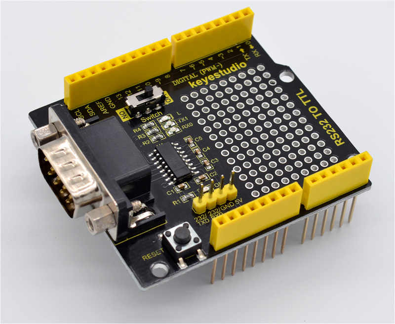 KEYESTUDIO RS232 to TTL Conversion Shield Compatible with Arduino ...